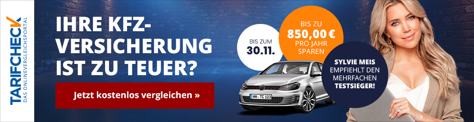 Autoversicherung vergleichen - So sparst du bis zu 850 Euro